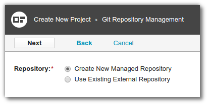 Using Managed Subversion, Git & Mercurial Repositories