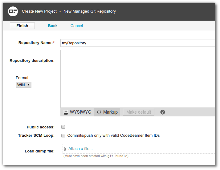 Using Managed Subversion, Git & Mercurial Repositories