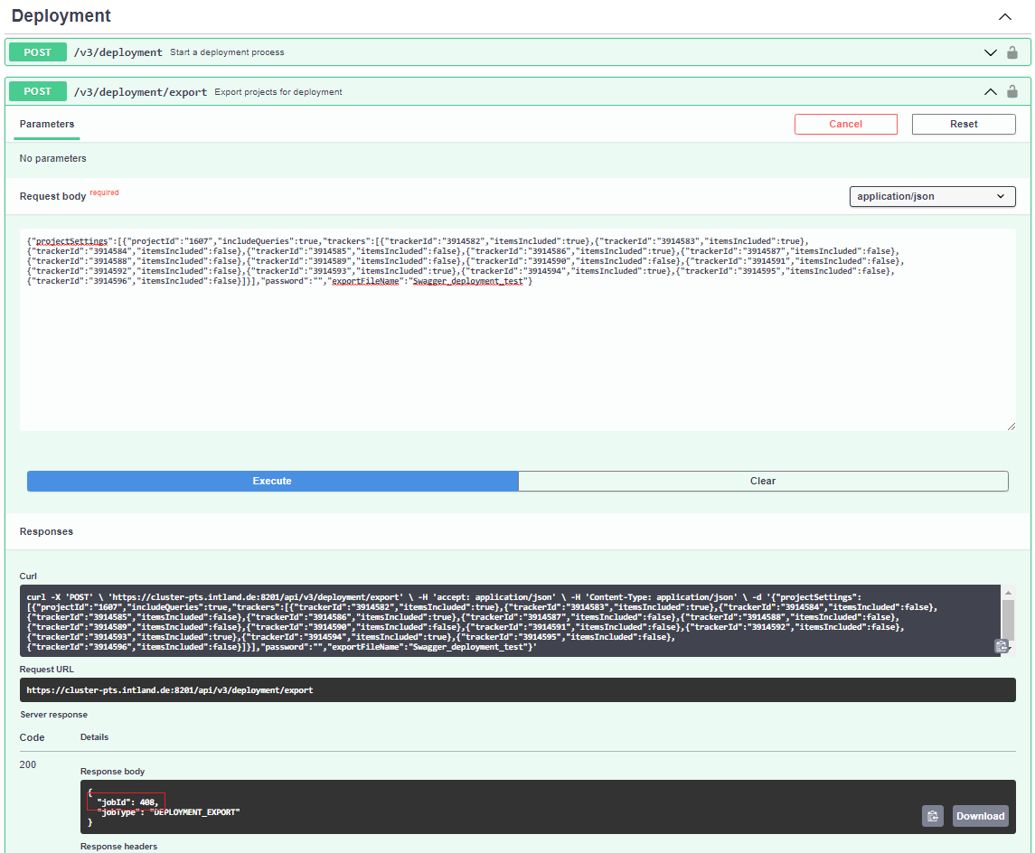Project Deployment Via Swagger Api 6956
